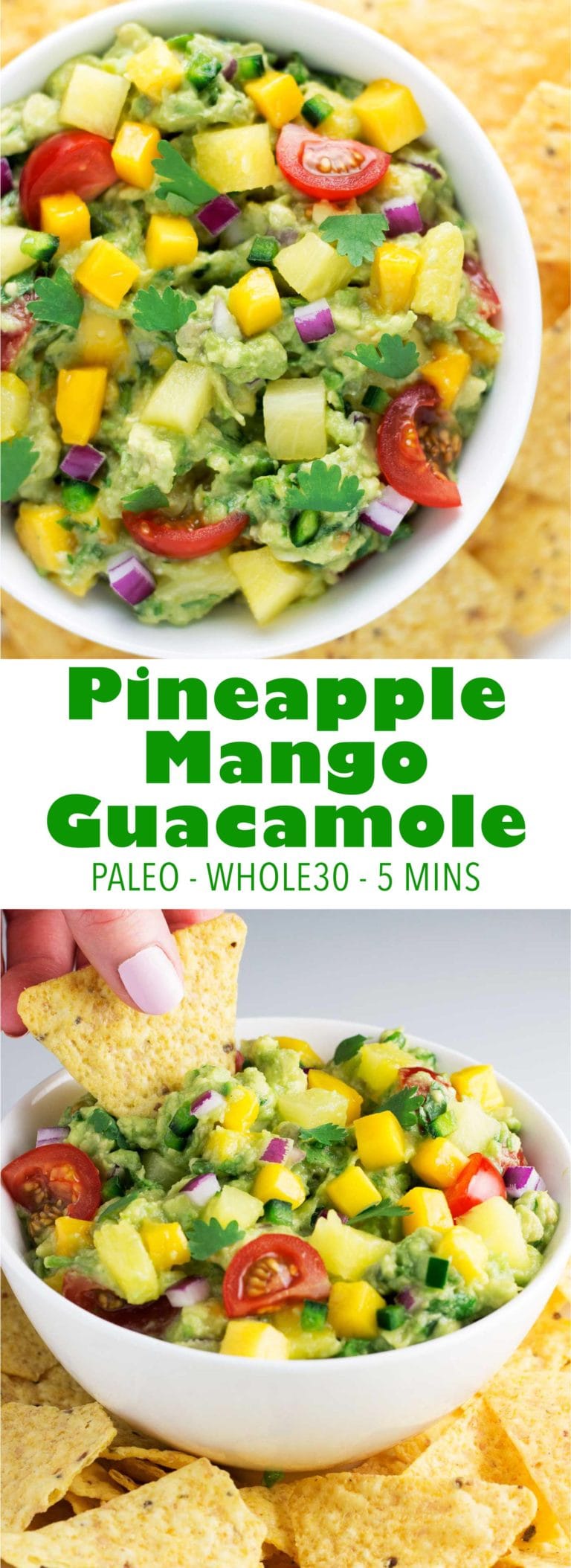 Pineapple Mango Guacamole - Kit's Kitchen