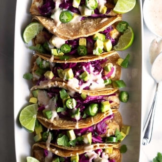 Baja Fish Tacos with Chipotle Lime Crema - Kit's Kitchen
